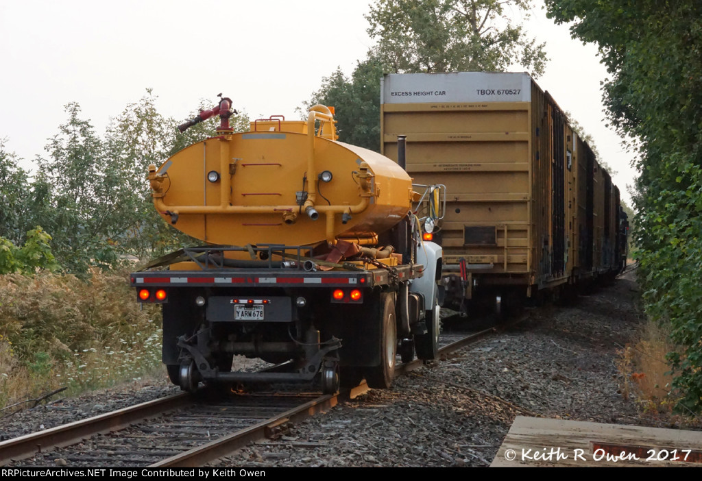 Fire Suppression Hi-Rail Truck